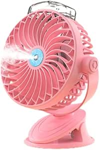 Usb Rechargeable Charging Table Fan Water Mist Desk Fan 5 Speed ...