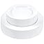 Setup [60 Piece] Combo White Plates - Premium Heavy-Duty 30 Disposable ...