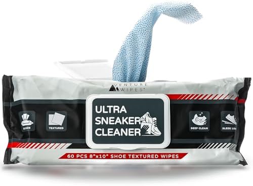 Amazon.com: mygezi 2 Pack 60 Pcs Shoe Sneaker Wipes Cleaner Quick Wipes ...