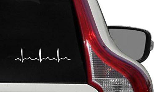 Amazon.com: Heartbeat 73 Long Line Version 1 Car Vinyl Sticker Decal ...
