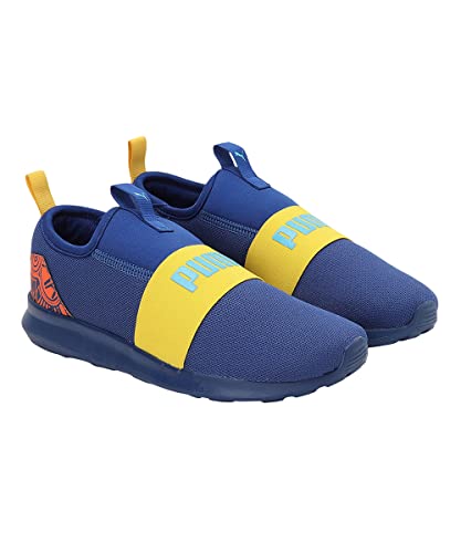 Buy Puma Unisex-Kid Charlie Junior V2 Limoges-Dandelion-Blue Atoll ...