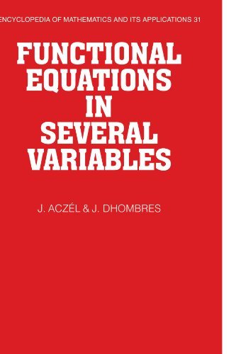 Amazon.com: Functional Equations in Several Variables (Encyclopedia of ...