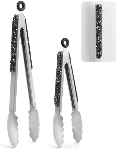 Amazon.com: Shindel Stainless Steel Kitchen Cooking Tongs,9" and 12 ...