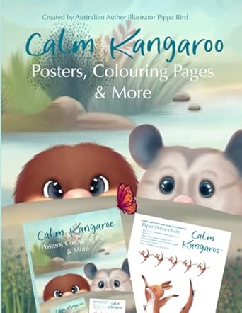 Amazon | Calm Kangaroo Posters, Colouring Pages & More | Bird, Pippa ...