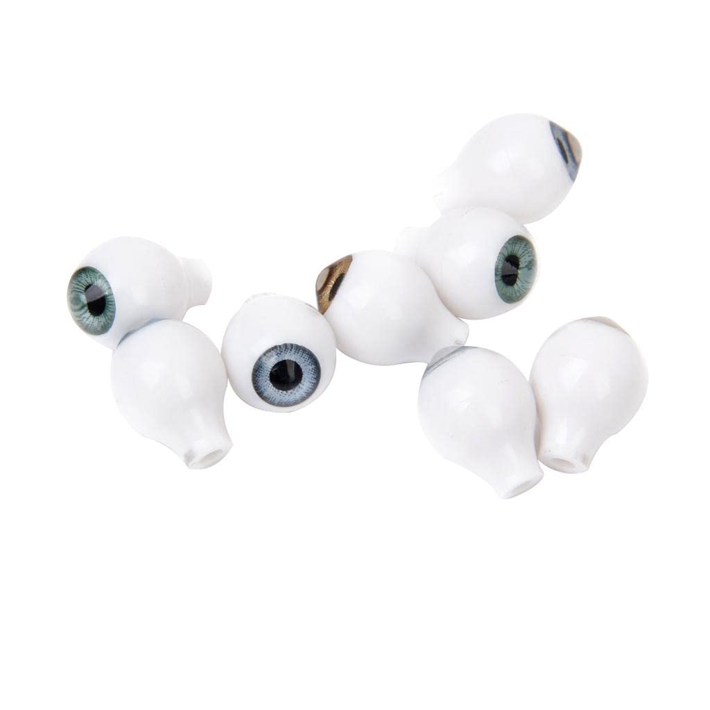 Amazon.com: Tiuimk Exquisite 8mm Round Acrylic Doll Eyes - Lifelike ...