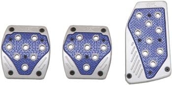 Amazon.com: APC 1058029 Silver and Blue Pedal Set : Automotive