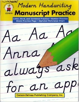 Modern Handwriting Manuscript Practice: 9780887245046: Amazon.com: Books