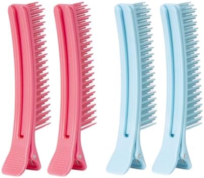 Amazon.com : 4pcs Grip Clips for Hair Sectioning,2 Colors Hair ...