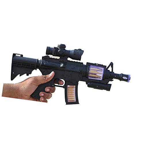 Inviting Sub Machine Gun Toy Rifle - Toy Gun Features Flashing Light ...