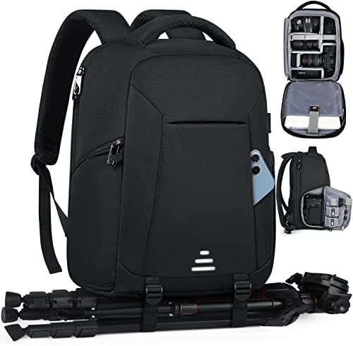 Camera Backpack, Professional Camera Bag for DSLR SLR Waterproof 14 ...