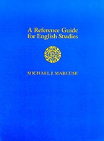 Amazon | A Reference Guide for English Studies | Marcuse, Michael J ...