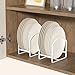 Amazon.com - LINFIDITE 2 Pack Plate Holder Organizer Large Dish Storage ...