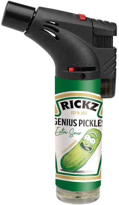Amazon.com: Pickle Rick Lighter - Adjustable Powerful Flame - Locking ...