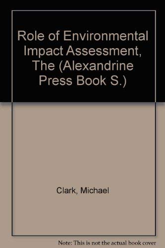 Buy The Role of Environmental Impact Assessment in the Planning Process ...