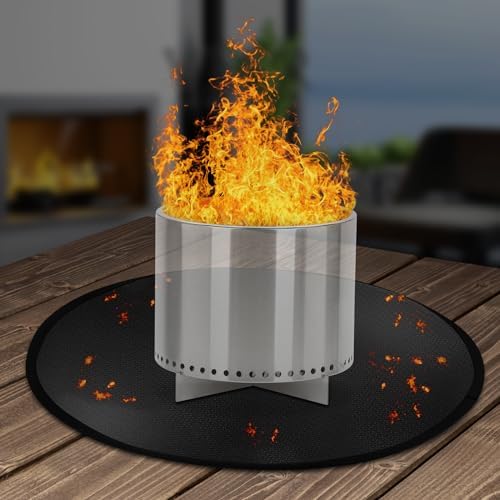 Amazon.com: Apipi 20'' Tabletop Fire Pit Mat for Solo Stove Mesa, 4 ...