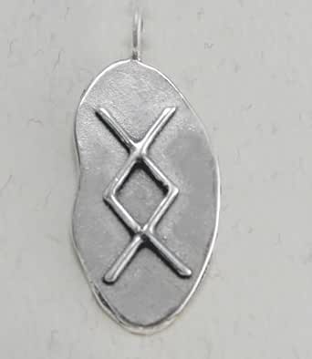 Amazon.com: Sterling Silver Runic Symbol for Success Made in America ...
