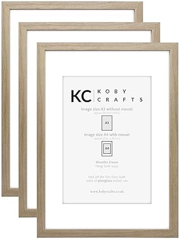 Hampton Frames SORBONNE A3 (30x42cm) Oak Effect Picture Poster Photo ...