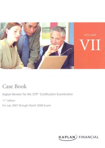 CFP Live Review Vol 7: Case Book 11E: Kaplan Financial: 9781419599521 ...
