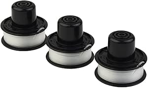URPIZY 3PCS Trimmer Replacement Spool and Line For Black & Decker A6226 ...