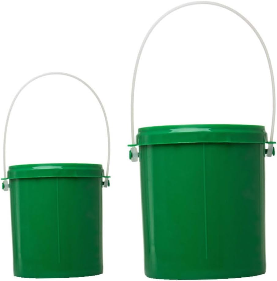Amazon.com : Fishing Bait Bucket 2pcs Worm Bucket Plastic Storage Box ...