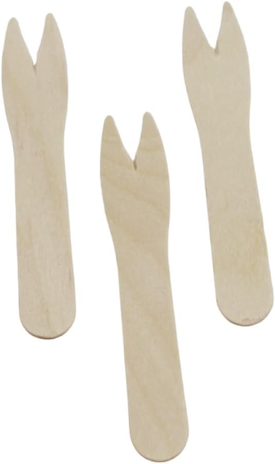Disposable Wooden Chip Fork (Pack 1000) - great for parties, bbqs ...