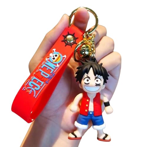ANIME-SENSEI MONKEY D. LUFFY KEYCHAINS 3 DESIGNS (DESIGN 1) : Amazon.in ...