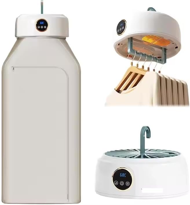 Amazon.com: Portable Compact Clothes Dryer with Timer, for Light ...