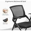 Amazon.com: Stackable Conference Room Chairs with Wheels, Folding ...