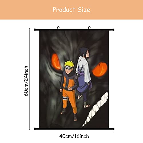 Anime Posters Uzumaki Uchiha Sasuke Scroll Anime Wall Art Aesthetic ...
