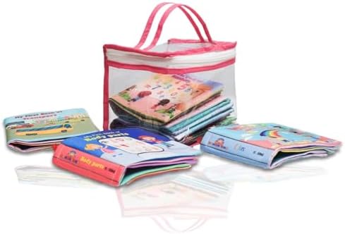Buy Firstcry Intellibaby 6-Book Set – Soft Sensory Cloth Books for ...