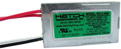 Hatch RS12-15M-LED Electrical Transformer, 12V 15W LED Driver ...