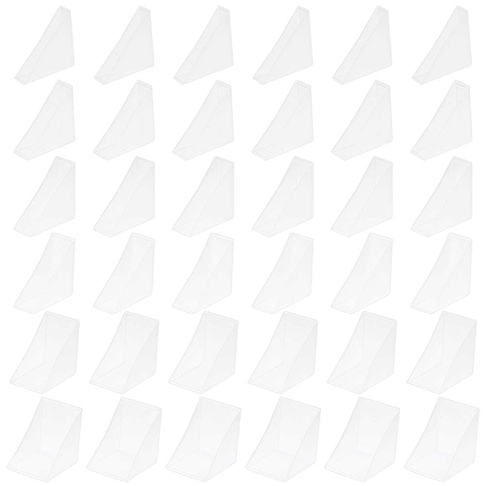 Amazon.com : BENECREAT 36Pcs 6 Sizes Triangle Protector Translucent ...