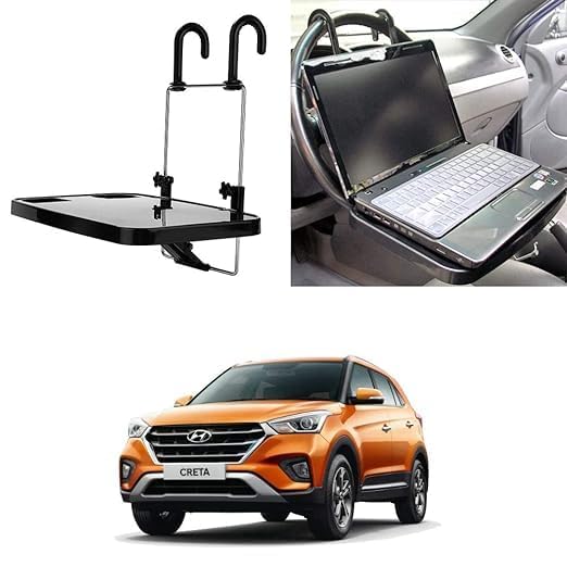 Multi-Functional Portable Foldable Car Backseat Tray Desk - Black ...