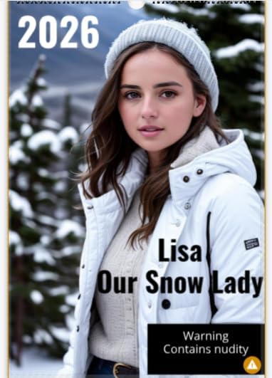 Lisa our snow lady, adult calendar 2026, full frontal : Amazon.co.uk ...