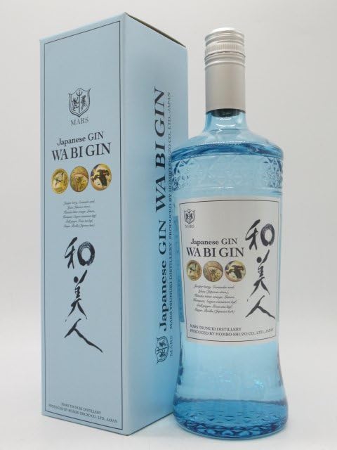Amazon.co.jp: 【ギフト】 本坊酒造 和美人 ジン (WA BI GIN) Japanese GIN 箱付き 47度 700ml ...