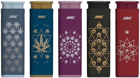 Amazon.com: MK Lighter Wind Proof Jet Flame Lighters, 5PCS Striking ...