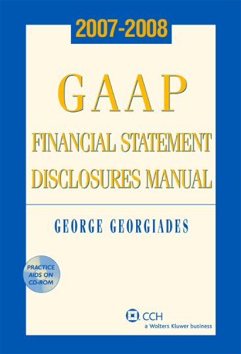 Buy Gaap Financial Statement Disclosures Manual, 2007-2008 Book Online ...