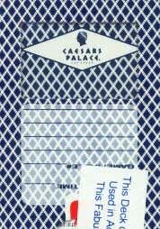 Amazon.com: Caesars Palace Las Vegas Blue Playing Cards : Toys & Games