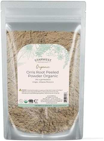 Amazon.com: Starwest Botanicals Organic Orris Root Peeled Powder, 4 ...