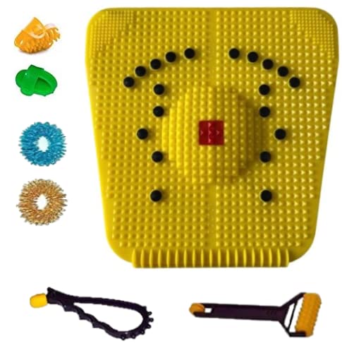 SAFEDEAL Acupressure Kit 1 Mat - 1 Acupressure Pointed Roller - 1 ...