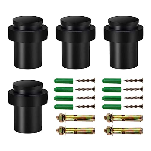 Yetaha 4PCS Stainless Steel Door Stop Heavy Duty Stainless Steel Door ...
