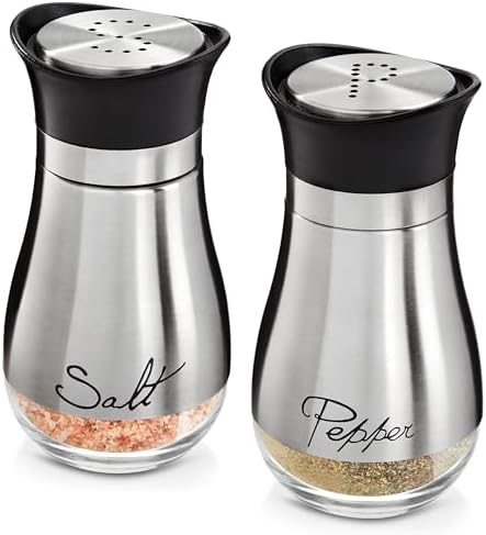 Amazon.com: Chandler Salt and Pepper Shakers Set | Versatile Salt ...