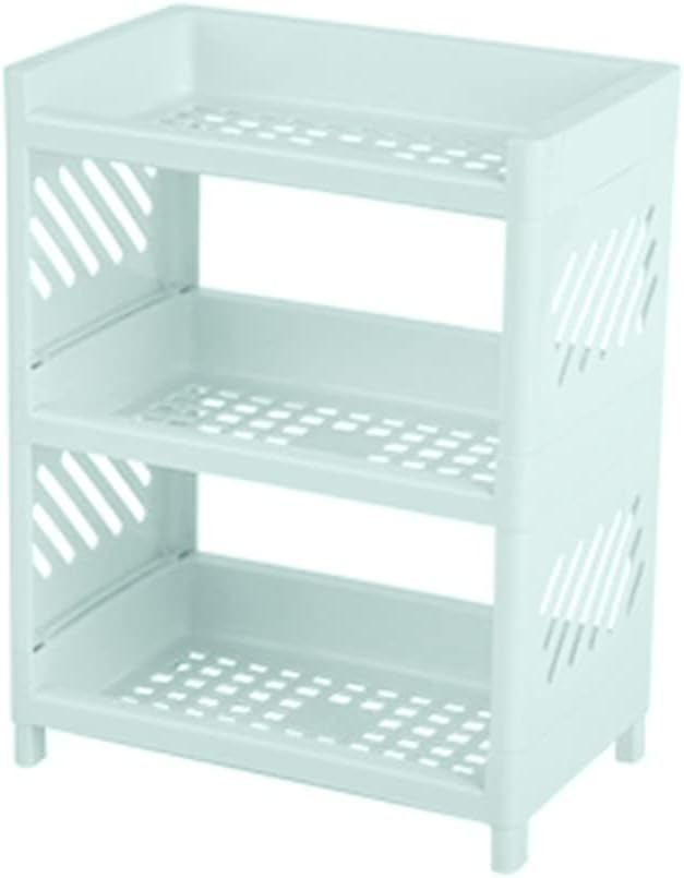 Amazon.com: AIYAYOU 3 Hollow Out Plastic Shelf Foldable Desktop Storage ...