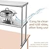 Amazon.com: Hally Double Overshelf of Stainless Steel 12'' x 48 ...