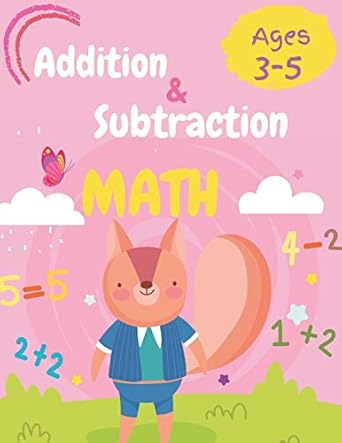 Addition And Subtraction MATH: Workbook For Preschool And Kindergarten ...