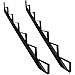 MTB Steel Stair Step Riser - 6 Step for Deck Height 50 inches Stair ...