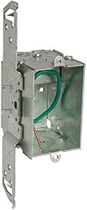 Amazon.com: Hubbell-Raco 524S Switch Box, Gangable, 2-1/2" Deep, AC/MC ...