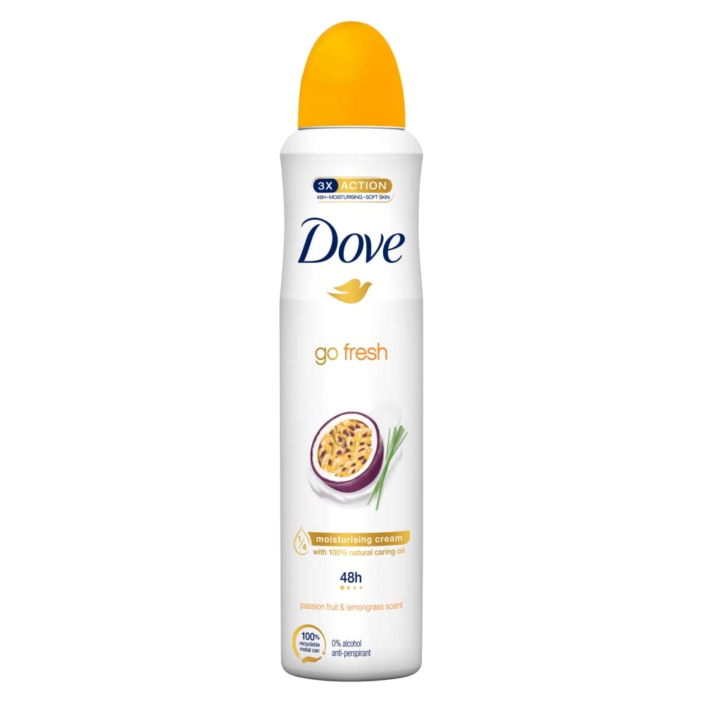 Dove Go Fresh Passion Fruit & Lemongrass Antiperspirant Deodorant ...