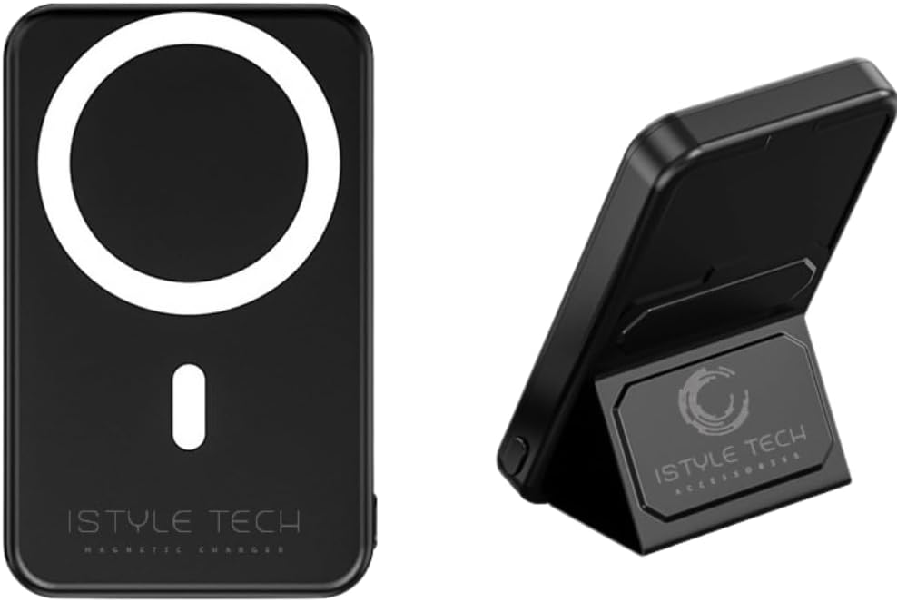 Amazon.com: iStyle Tech Wireless Magnetic Mag-Safe Fast Charging Power ...