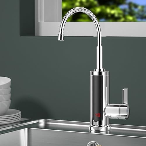 Instant Hot Water Tap, 3000W Electric Instant Water Tap 360° Rotatable ...